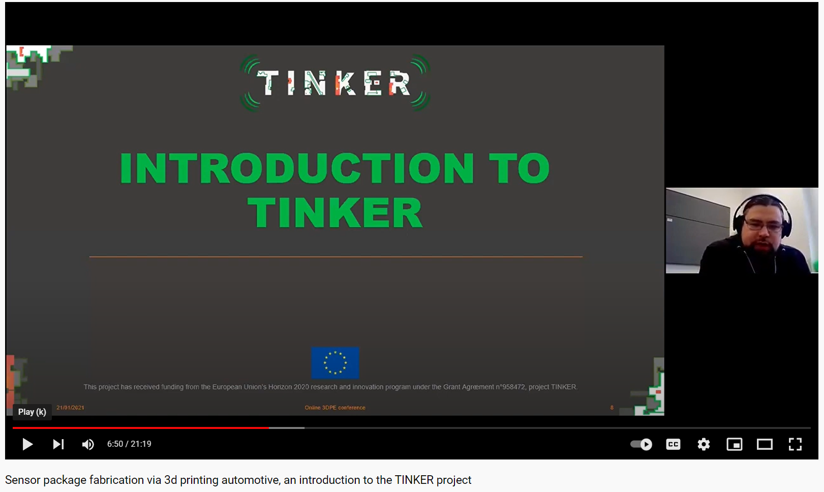 Video Insight into the TINKER Project - TINKER : TINKER